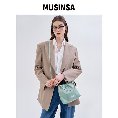 MACNI 链条迷你斜挎包_薄荷色韩国官网直邮进口MUSINSA
