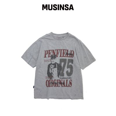 PENFIELD 펜菲尔드老档案T恤 灰色_FS2KT83U韩国官网直邮进口
