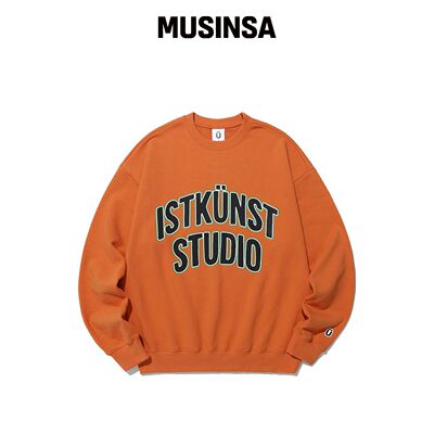 ISTKUNST IK STUDIO SWEATSHIRTS_ORANGE(IK2DSM韩国官网直邮进口