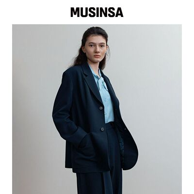 PUBLICKA X REESE JACKET NAVY MUSINSA韩国官网直邮进口