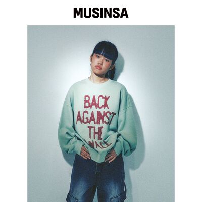 ISTKUNST BAW SWEATSHIRTS_LIGHT KHAKI(IK2EFMM韩国官网直邮进口