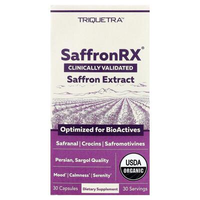 Triquetra Health,SaffronRX®, Saffron Extract, 30 Capsules
