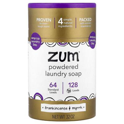 ZUM,洗衣粉，乳香和没，32 盎司