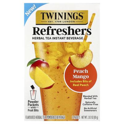 川宁,Refreshers, Herbal Tea Instant Beverage, Peach Mango, C