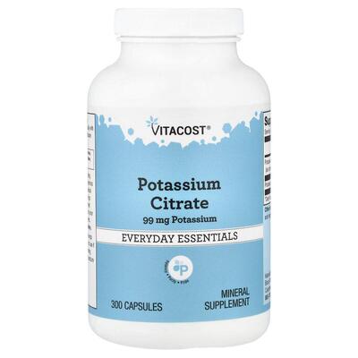 Vitacost Potassium Citrate柠檬酸钾矿物质润泽一天温暖相伴