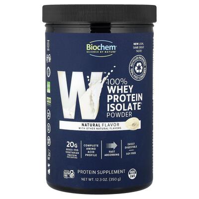 Biochem,全分离乳清蛋白质粉，12.3 盎司（350 克）