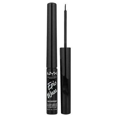 NYX Professional Makeup,Epic Wear，防水眼部和身体眼线液笔，0