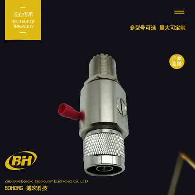 源头工厂 射频同轴连接器N-50JKY避雷器规格多样  量大从优