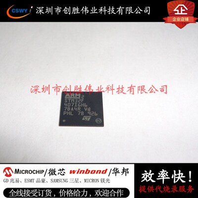 原装正品 STM32F407IGH6 BGA176 单片机 ARM32位微控制器芯片