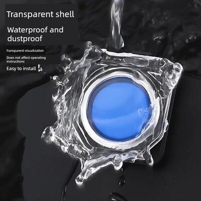 按钮开关保护罩开孔22mm 按钮罩保护座防护座按钮配件防尘罩