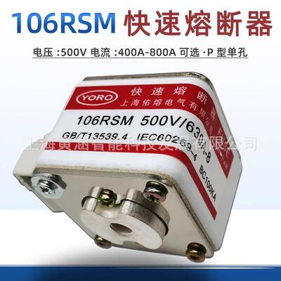 快速熔断器保险105RSM-1000V 106RSMF-660V 107RSM-500/800/1000V