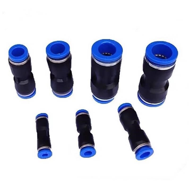 机械手B配件气动W接头4/6/8/10气管C-UJDST12直通快速接头