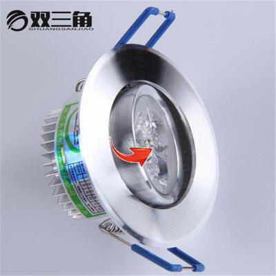开孔55MM小3wLED天花灯 客厅家用嵌入式小射灯桶孔灯筒灯厂家