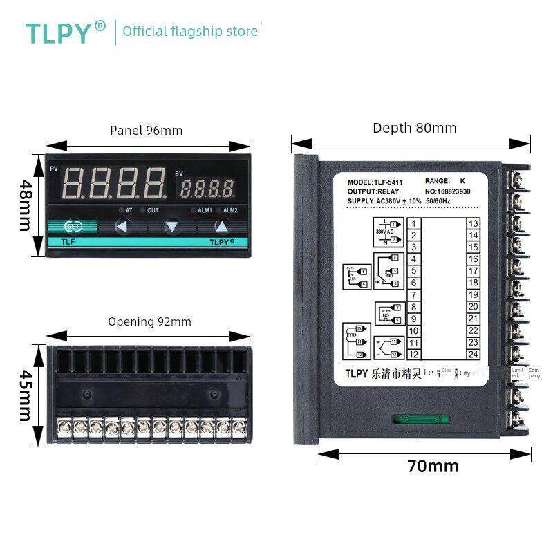 TLF-5411 数字智能温控器数显表220v全自动温度控制仪开关pid可调