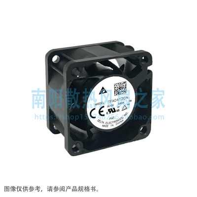 Delta台达 TFA0412CN P8 DC12V 0.81A 4028 防水IP68 4线散热风扇