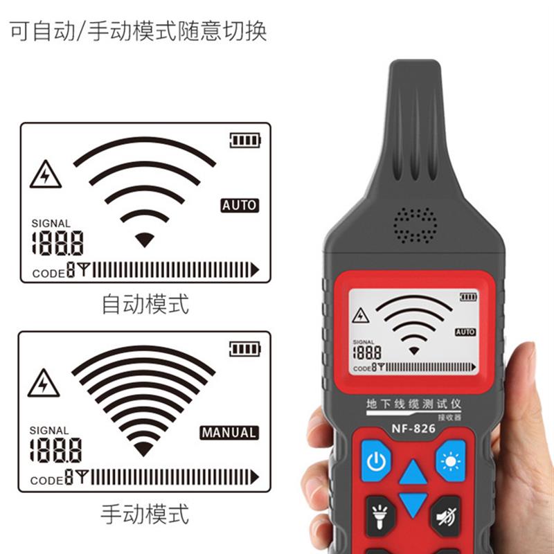 精明鼠寻线仪强电电工巡线网络测线仪线材电线线路寻线器nf826