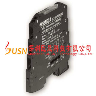 意大利进口SENECA PT1000超薄型热电阻温度变送器K109PT1000
