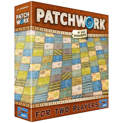 英文版Patchwork拼花游戏策略/益智家庭双人棋盘游戏