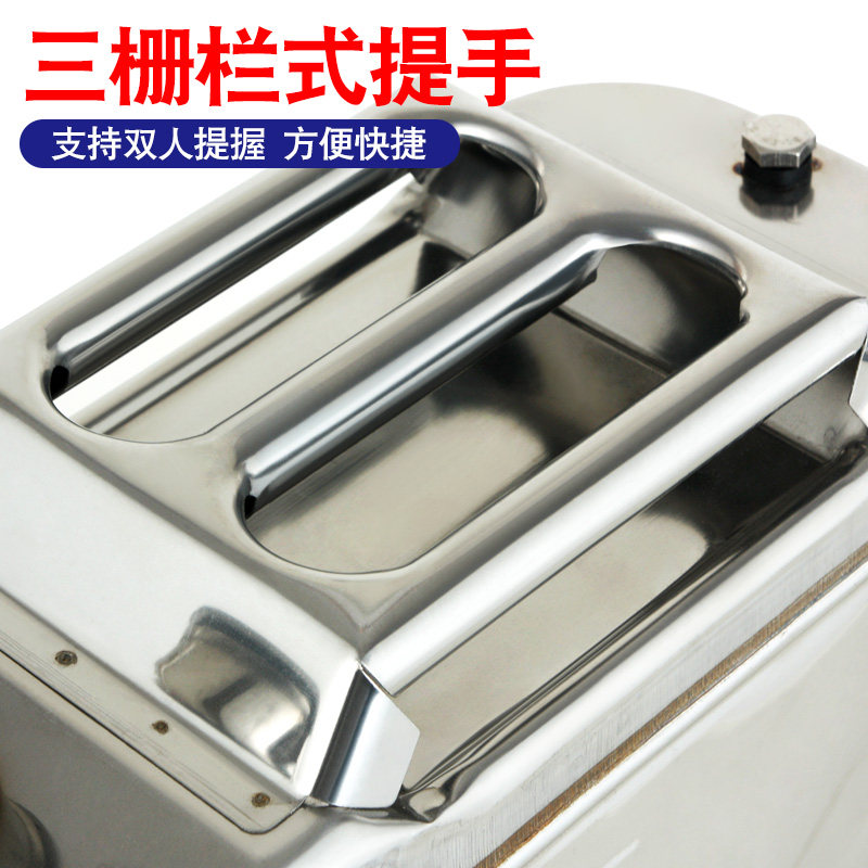 加厚201不锈钢汽油桶30升20升10L柴油壶铁桶加油桶汽车备用油箱