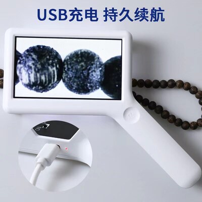 圣德名图高倍老人阅读放大镜高清助视器低视力障碍看书看报便携式