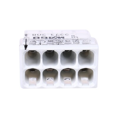 WAGO10只装2273-208接线端子分线器导线并线连接器硬线专用接线柱