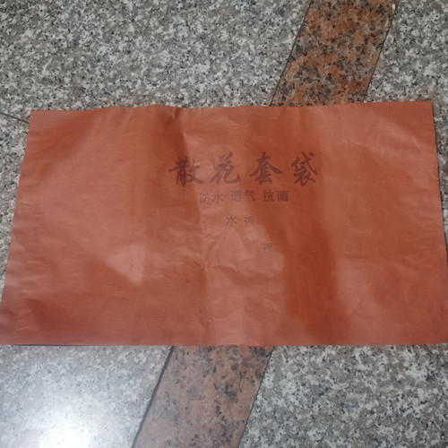 散花套袋松花菜专用纸袋花菜袋子西兰花防虫防水防晒防鸟双层口袋