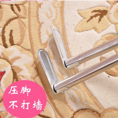 定做蚊帐支架 杆子不锈钢单架子1.258m米床特殊尺寸加厚落地压脚