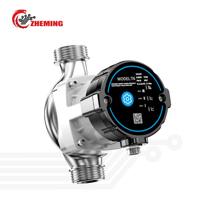 T6永磁变频循环泵78w95w139w 24v 4.5m3/h 14m家用循环热水循环