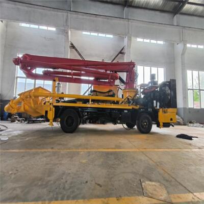 青岛ZHB60R-20米自行走臂架泵厂家供应工地建筑设备自行式