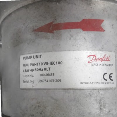 Danfoss MPU PAHT10 VS-IEC100 4rW 4p 50Hz  180U6455  180G0034