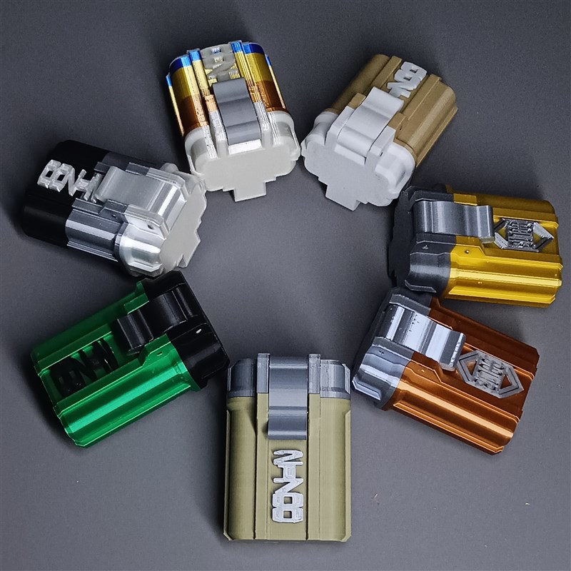 21700锂电池盒2节款DIY电池收纳盒3D打印工艺