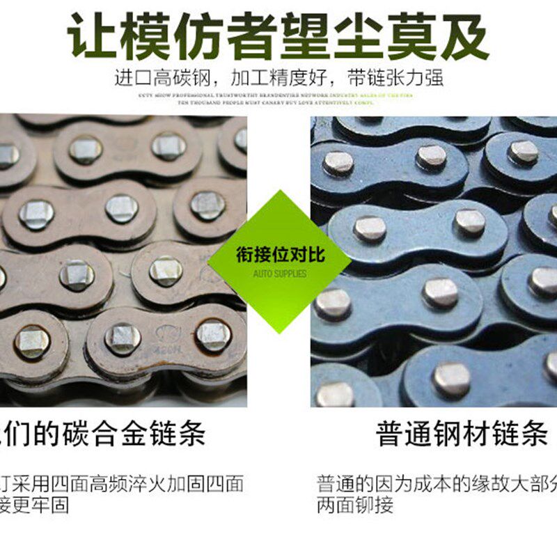 钱江龙150-19A摩托车链条链盘套装大小齿轮牙盘套链提速改装配件