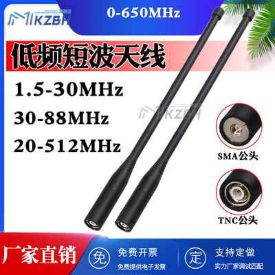 1.5-20-30--88-100-512MHz全频段宽频全向背负式电台低频短波天线