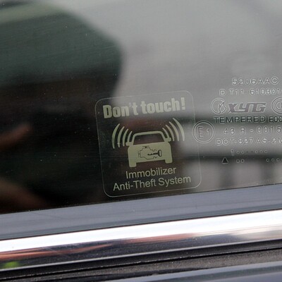 汉魂贴纸适用于汽车玻璃贴纸防盗车贴透明贴定制贴纸 0616