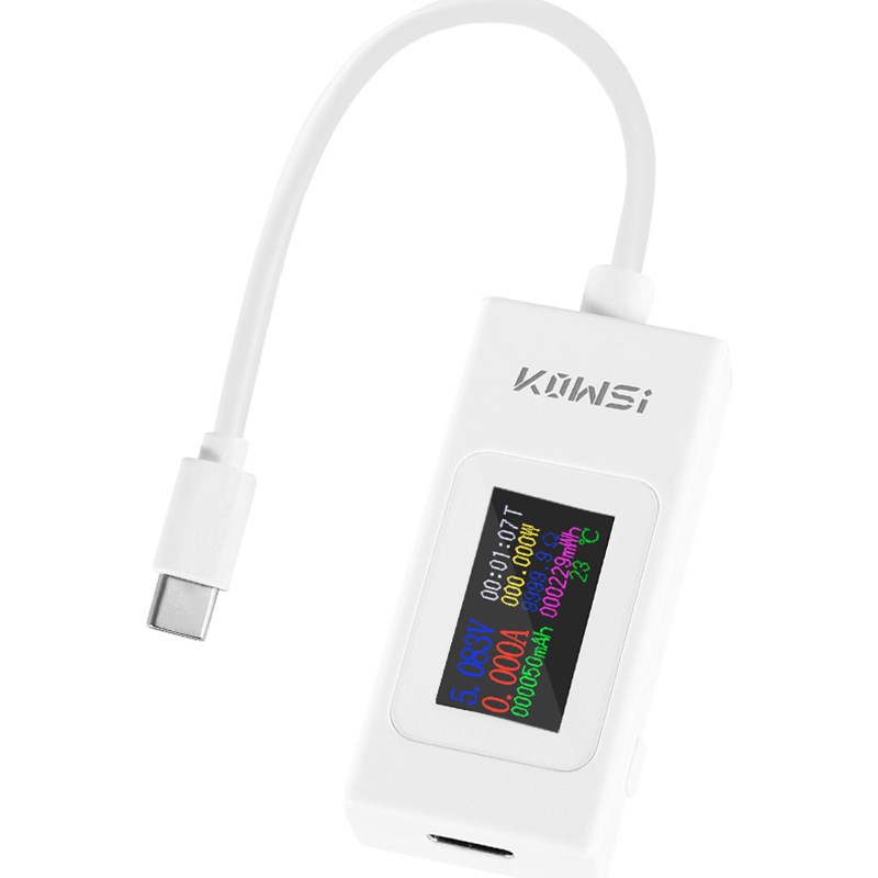usb电流电压容量功率检测试仪表 手机充电器协议 KWS-066C监测器