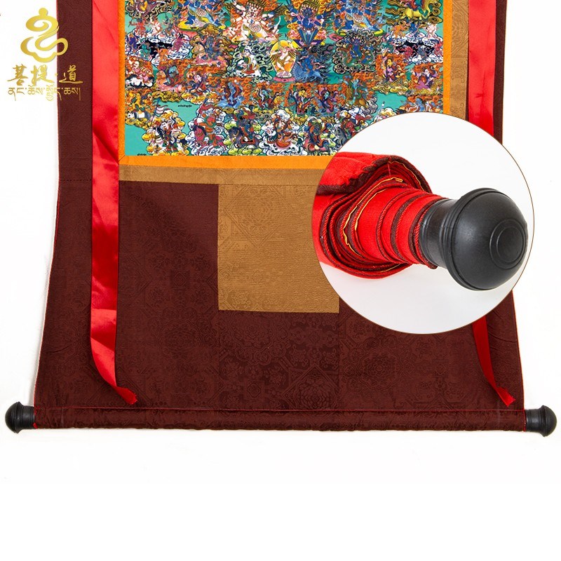 普巴金刚唐卡画像西藏仿手绘唐卡挂画家用供奉藏族尼泊尔装饰壁画