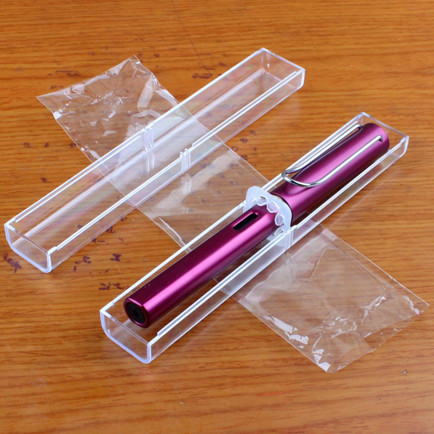 现货塑料透明水晶盒亚克力钢笔礼品盒纸盒意见箱/抽奖箱/信件箱