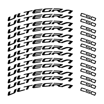 热爱度贴纸R8170-UT C50公路轮组贴自行车车圈车轮装饰贴改色翻新