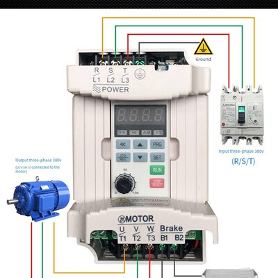 全新变频器 VFD007M23A  220V/230V 0.75KW 三相220输入