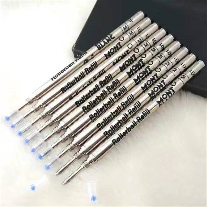 通用笔芯163替芯签字笔芯金属螺纹旋转适用于宝珠签字笔芯走珠笔