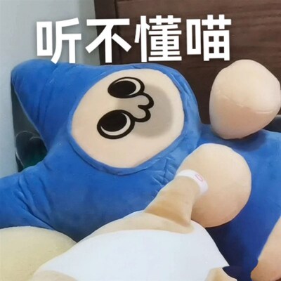 艾露猫大头抱枕怪物猎人呆猫崛起卡通呆头猫猫头可爱呆萌生日礼物