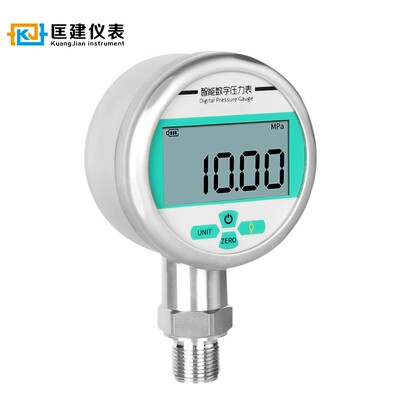 匡建YS-80不锈钢精密数字压力表0.2级高精度数显压力表20*1.5螺纹