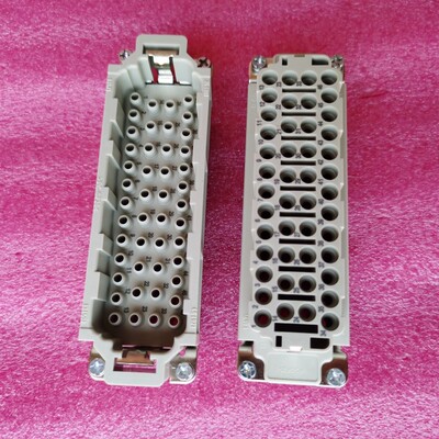 HARTING浩亭连接器09320463001公芯HAN-46EE-MC冷压型46P原装现货