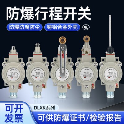 防爆行程开关IICT6限位开关DLXK-B/N/L/S/T/Z型隔爆LX5-15B滚轮式