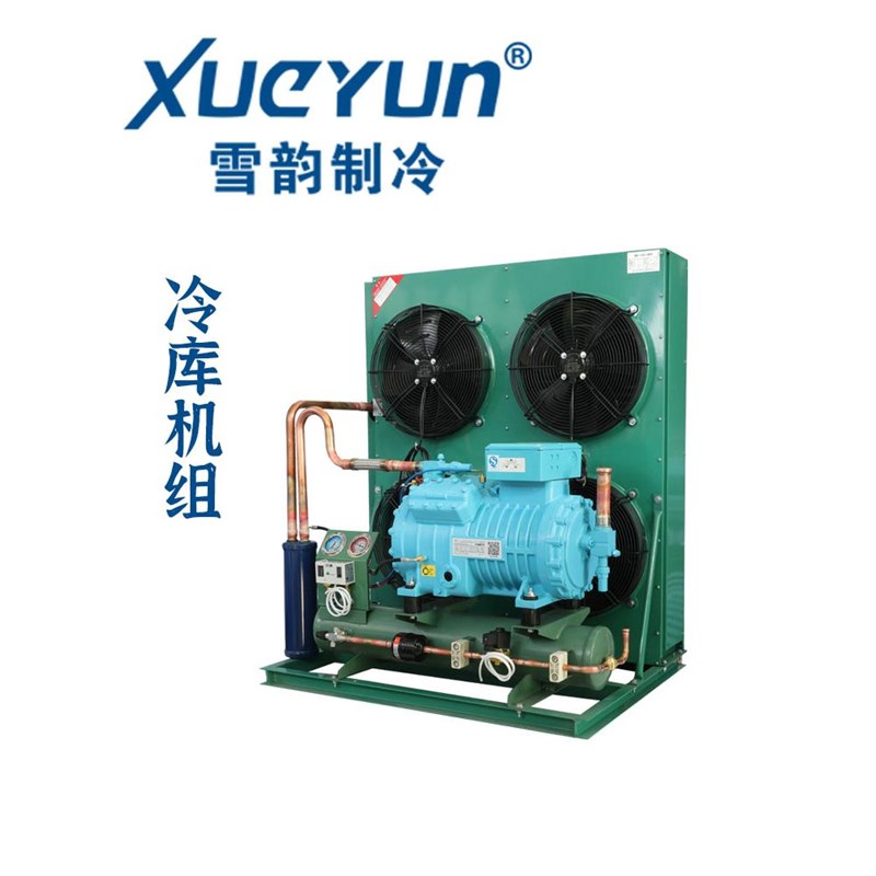 冷藏库全套设备制冷机组小型压缩机冷冻保鲜库半封闭活塞机20匹38