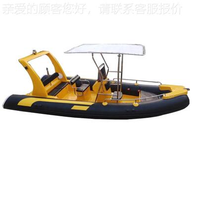 海迈5.8米艇 玻璃钢船 PVC船 海钓船 救援船 硬底壳船 RIB船