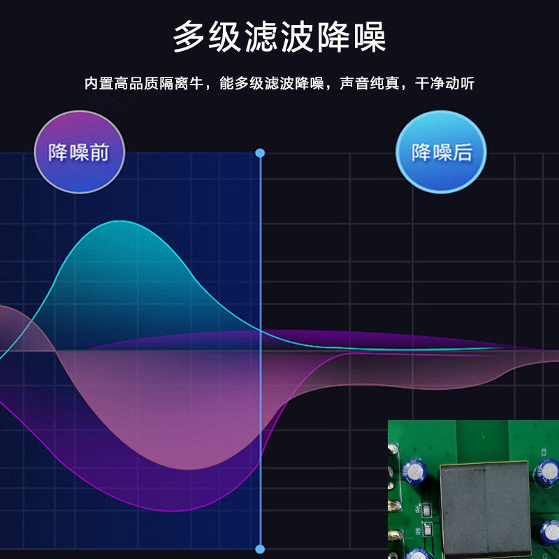 二进一出混音器双声道转单声道左右声道二合一转换器rca音频混合