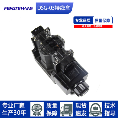 FTH 油研电磁换向阀DSG-03-2B2/2B3/2B8-D24/A240接线盒式