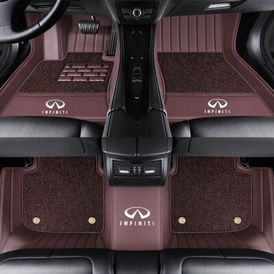 英菲尼迪QX50真皮脚垫专用Q50L Q70LFX35 QX60 ESQ全包围汽车脚垫