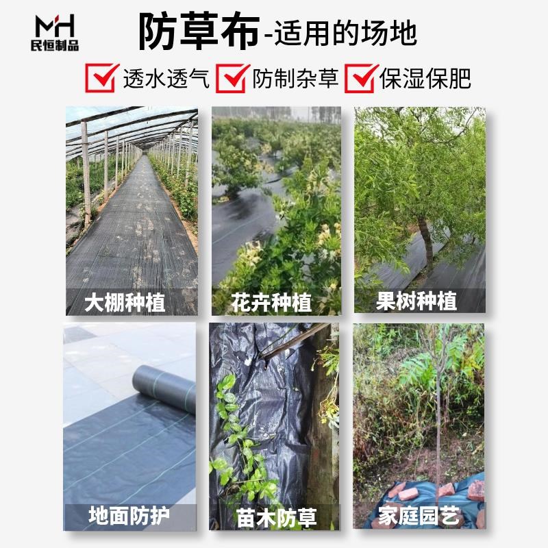 防草布除草布抗老化果园果树遮盖草布农用园艺草地布耐用透气保湿